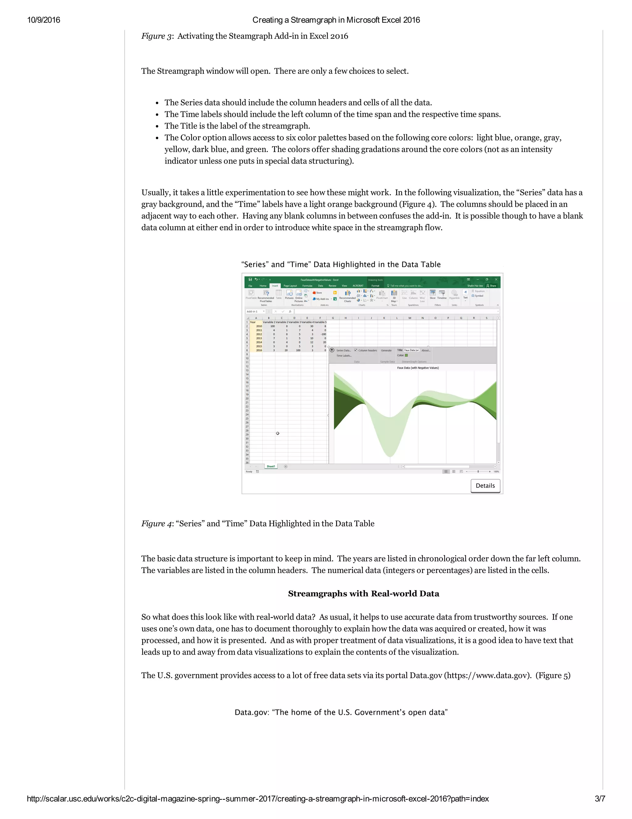 Creating a Streamgraph in Microsoft Excel 2016 | PDF | Computing | Technology & Computing