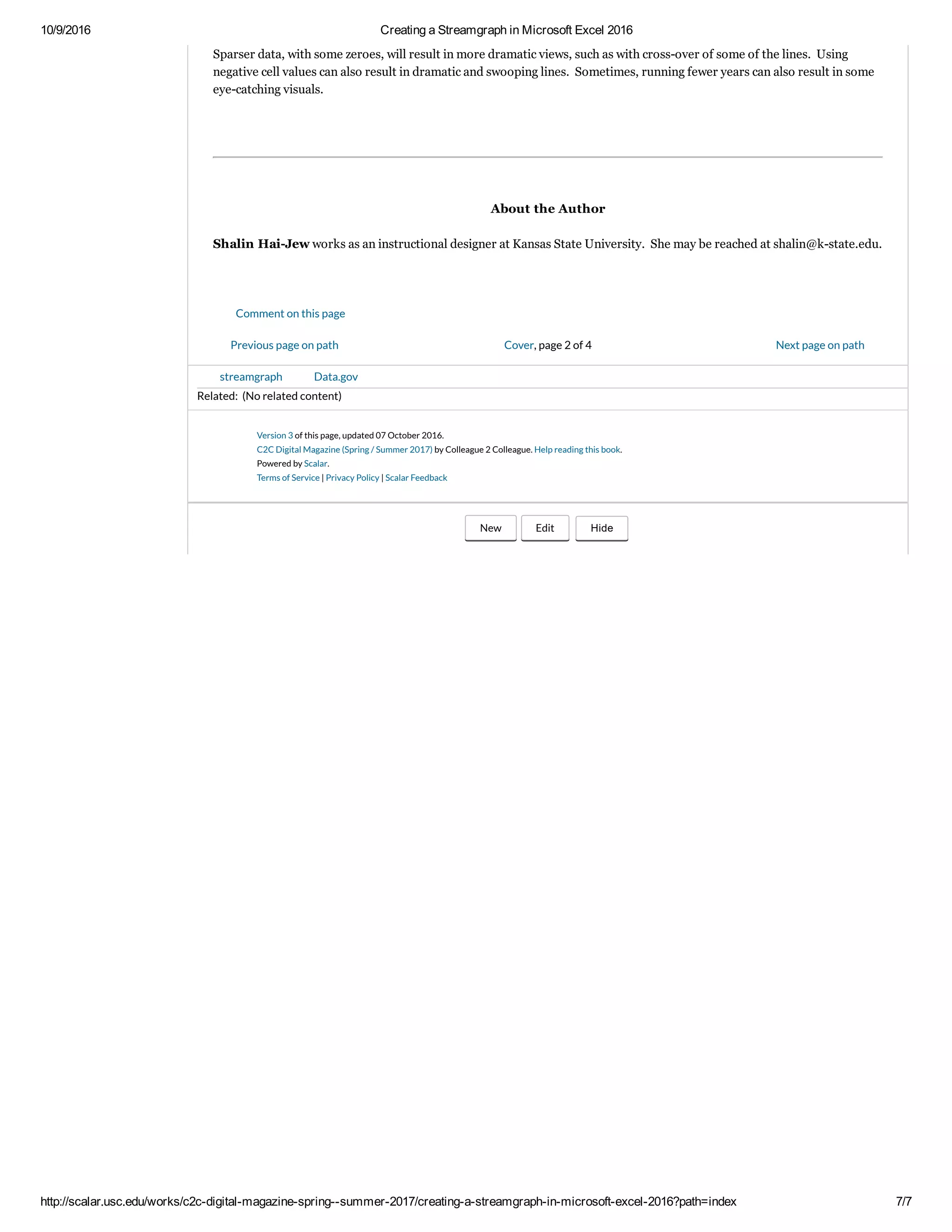 Creating a Streamgraph in Microsoft Excel 2016 | PDF | Computing | Technology & Computing