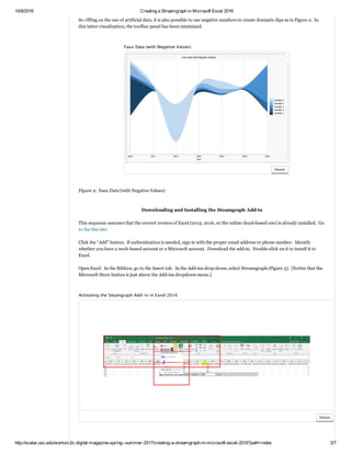Creating a Streamgraph in Microsoft Excel 2016 | PDF | Computing ...