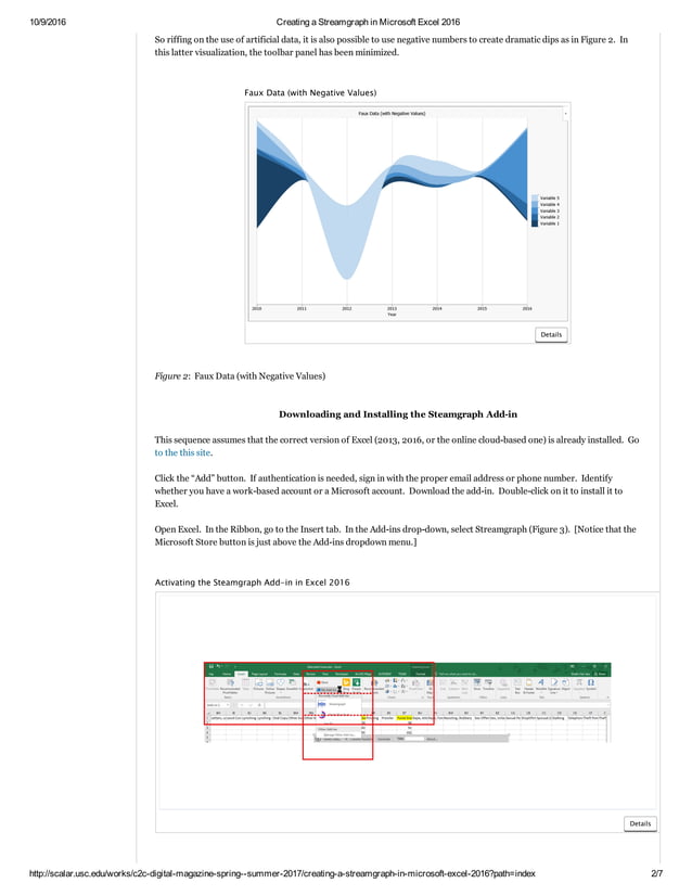 Creating a Streamgraph in Microsoft Excel 2016 | PDF | Computing | Technology & Computing