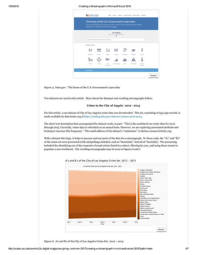 Creating A Streamgraph In Microsoft Excel 2016 Pdf