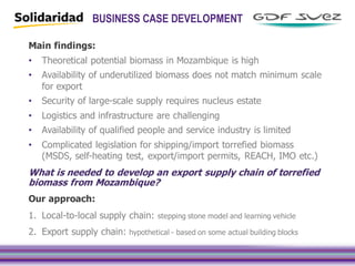 Creating a sustainable biomass supply chain in mozambique maarten gnoth ...