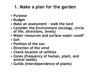 Creating a Sustainable Garden | PPTX