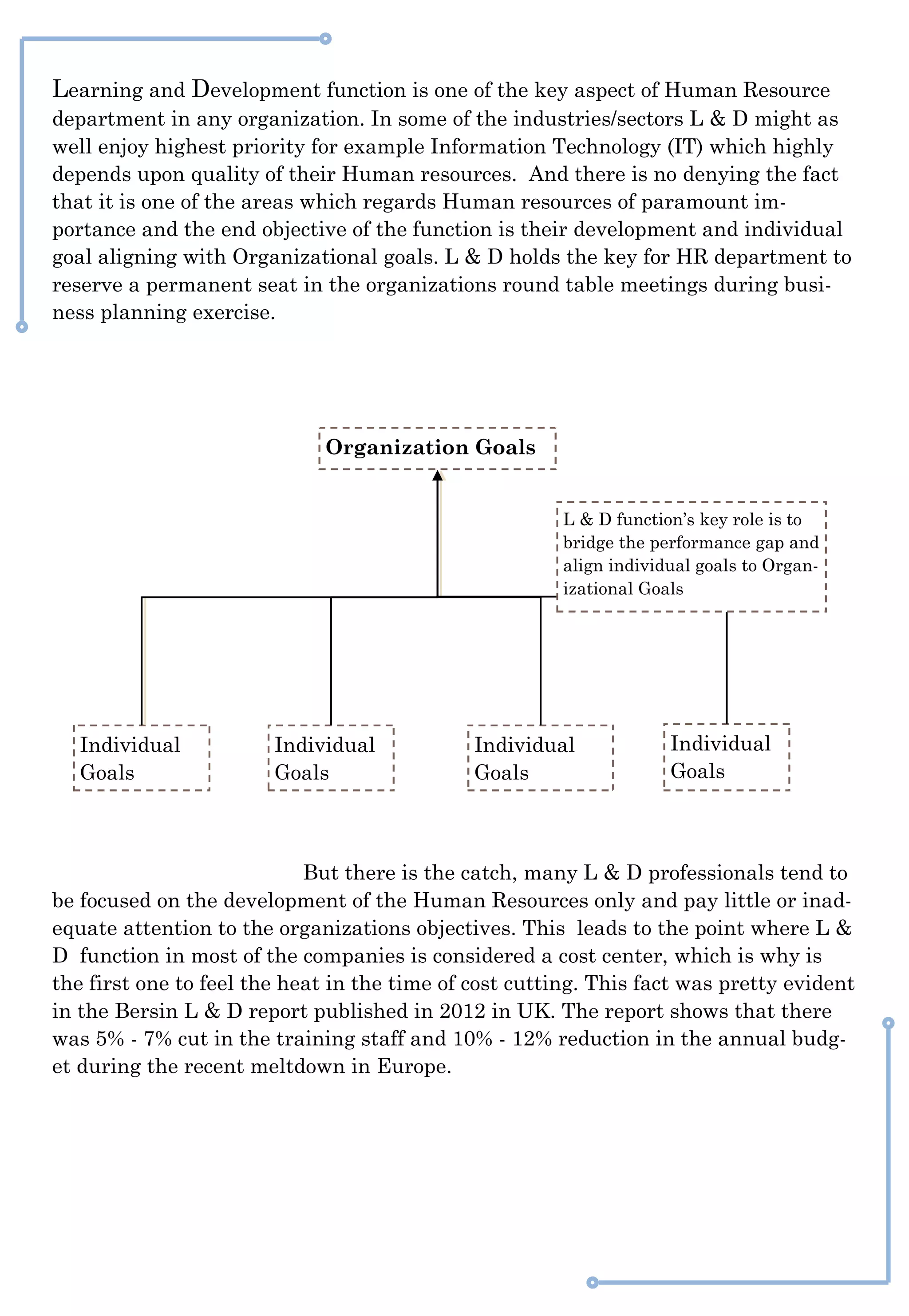 Creating a sustainable learning & development function v2 | PDF