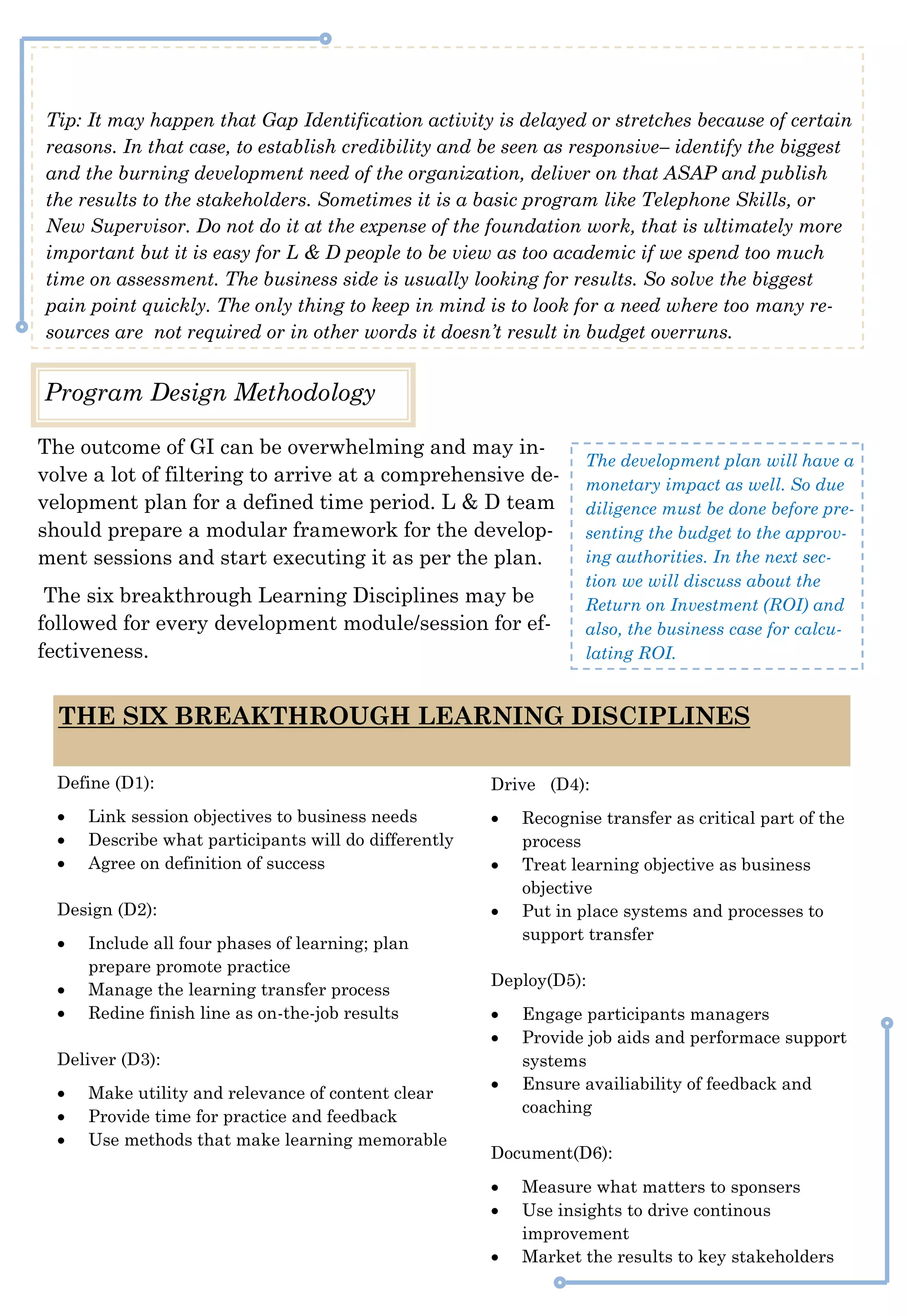 Creating a sustainable learning & development function v2 | PDF