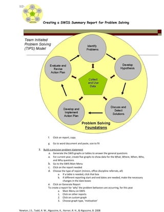 Creating a SWIS Summary Report 1 2010 | DOC