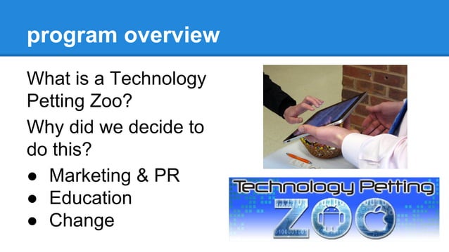 Creating a technology petting zoo | PDF | Technology & Computing