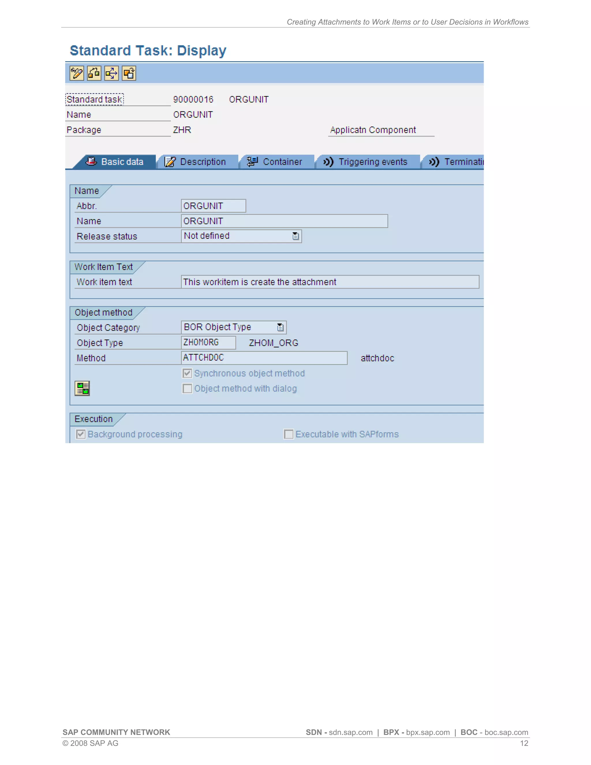 Creating Attachments To Work Items Or To User Decisions In Workflows Pdf Desktop Publishing