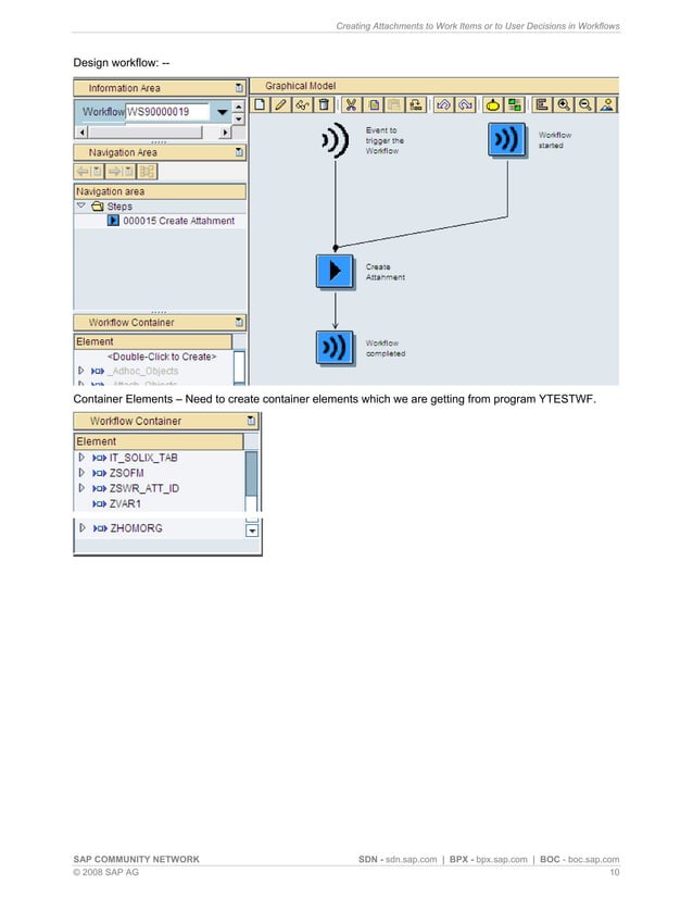 Creating attachments to work items or to user decisions in workflows | PDF | Desktop Publishing ...