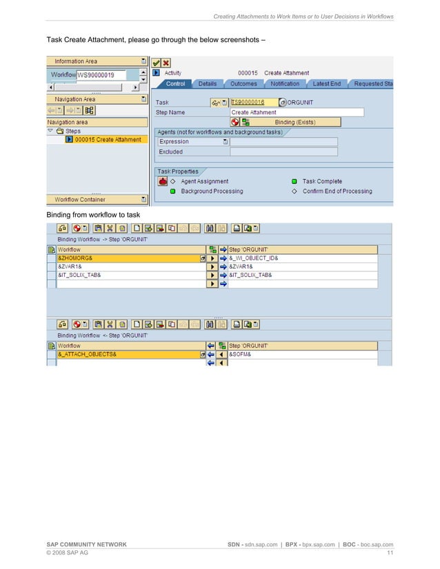 Creating attachments to work items or to user decisions in workflows | PDF | Desktop Publishing ...
