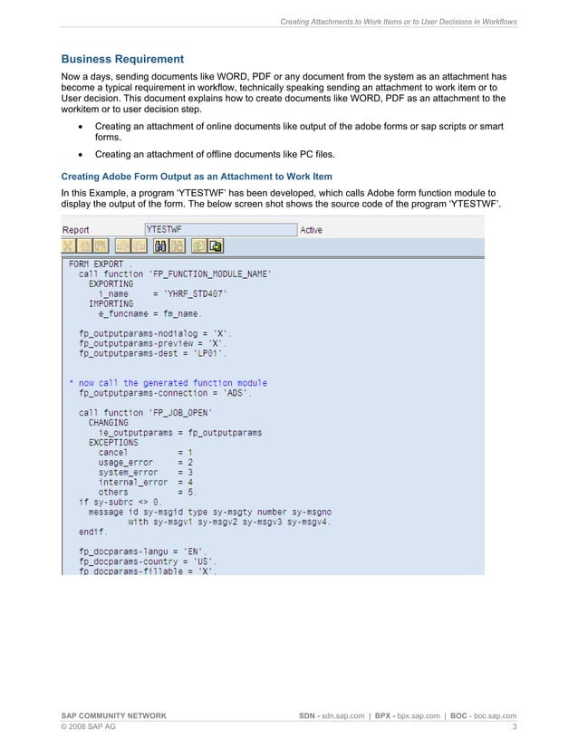 Creating attachments to work items or to user decisions in workflows | PDF | Desktop Publishing ...