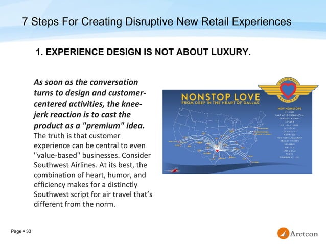 Creating a unique retail experience | PPT