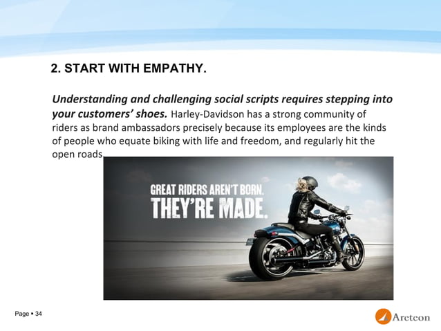 Creating a unique retail experience | PPT