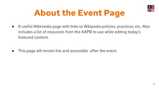Wikipedia Editathon: How to Guide | PDF