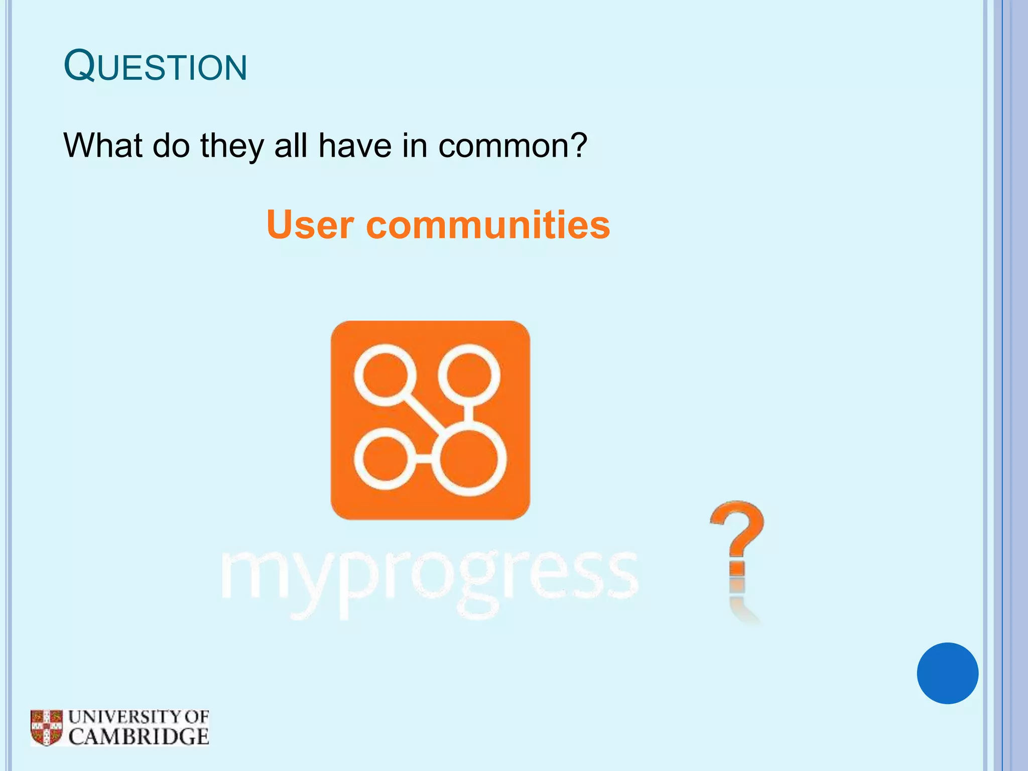 Electronic Practice Assessment: Creating a user community | PPTX