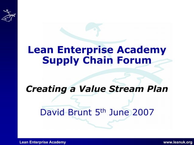 Creating a Value Stream Plan | PPT