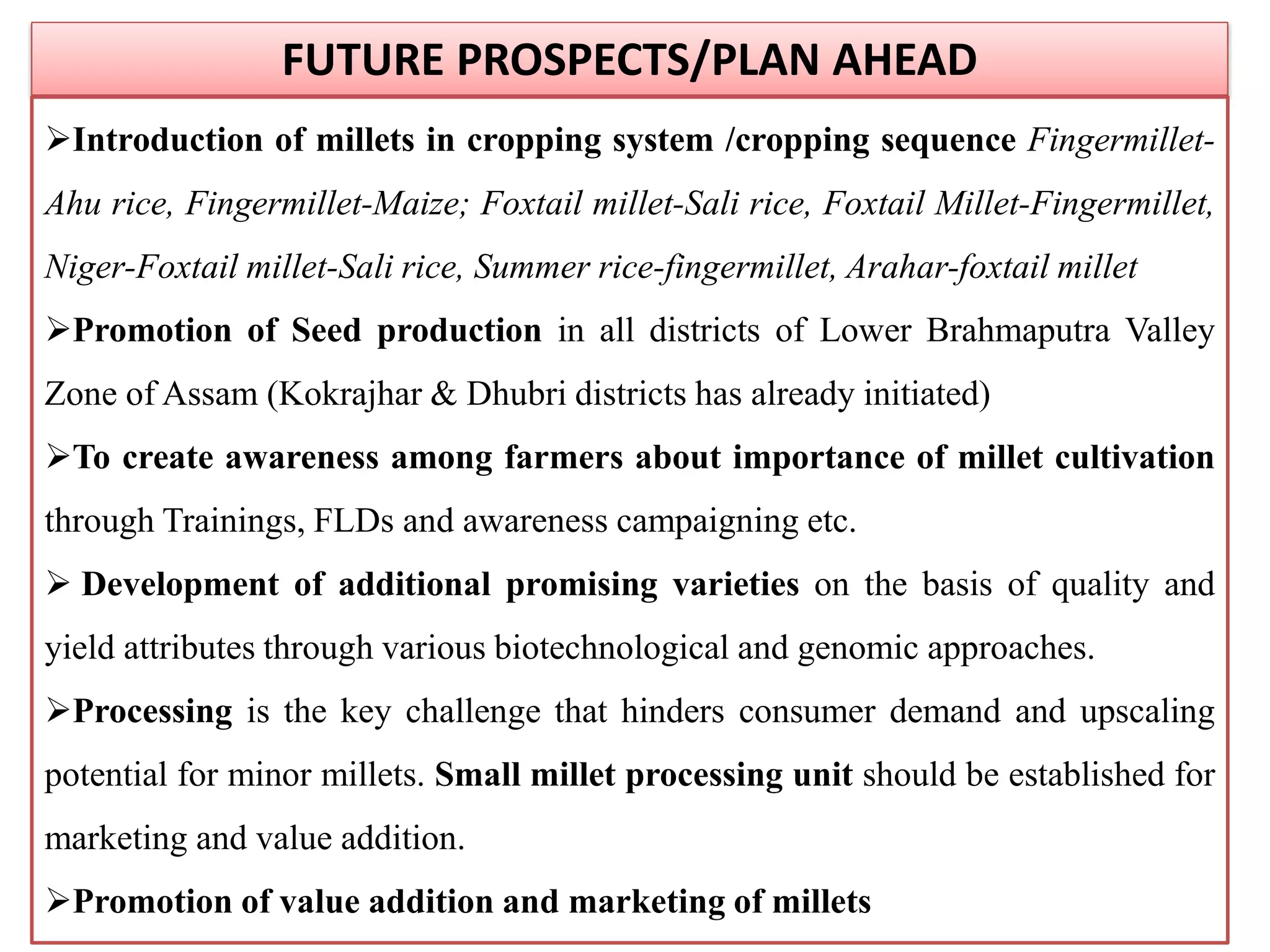 “Creating Awareness about Millets.pptx