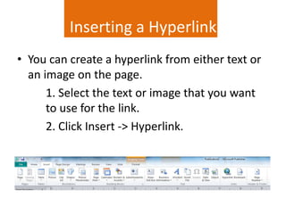 Creating a web page | PPTX