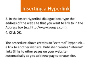 Creating a web page | PPTX