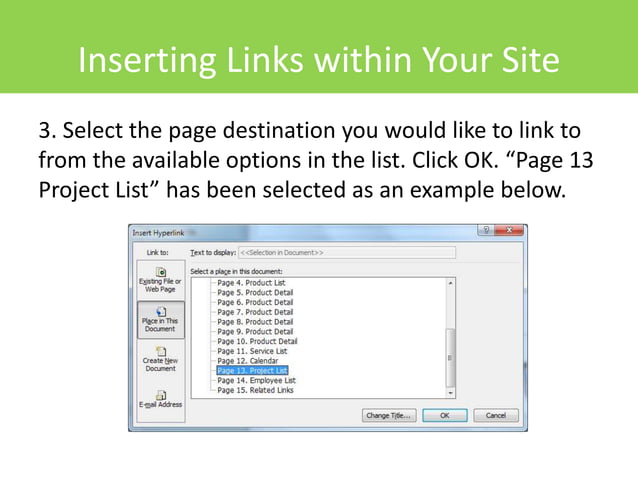 Creating a web page | PPTX