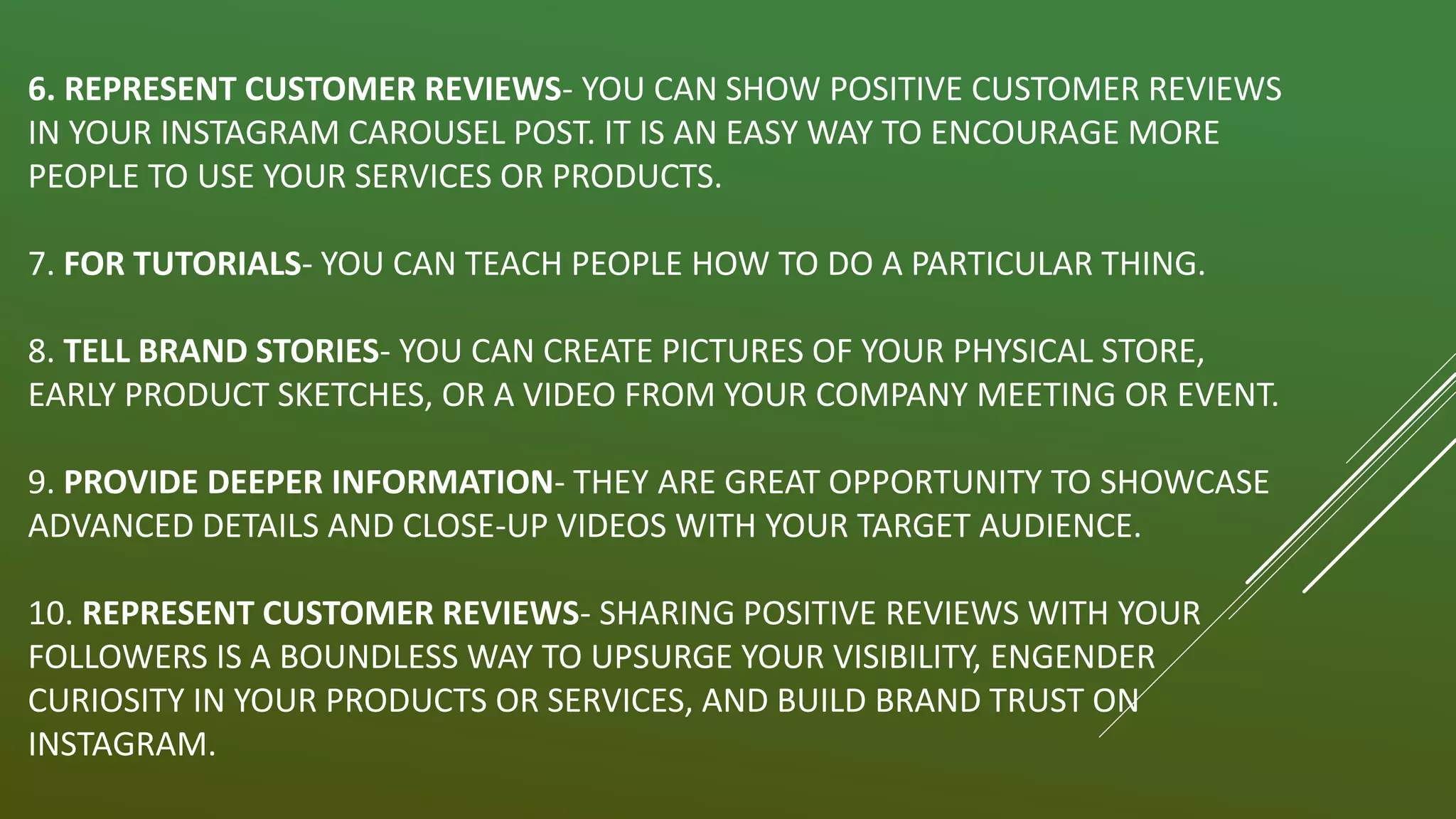 How to Create Instagram Carousel Posts | PPTX