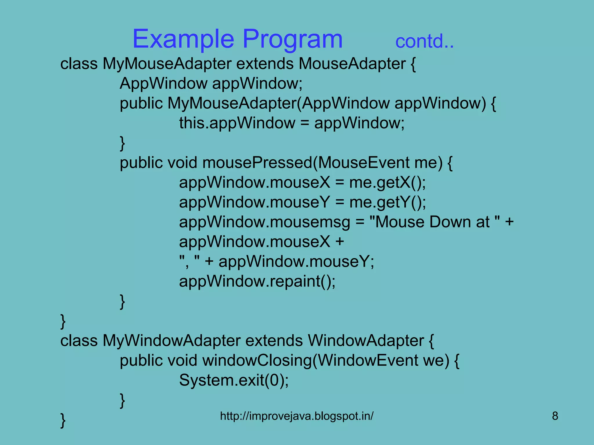Creating a windowed program | PPT
