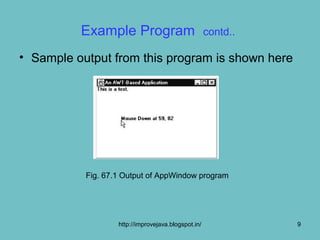 Creating a windowed program | PPT