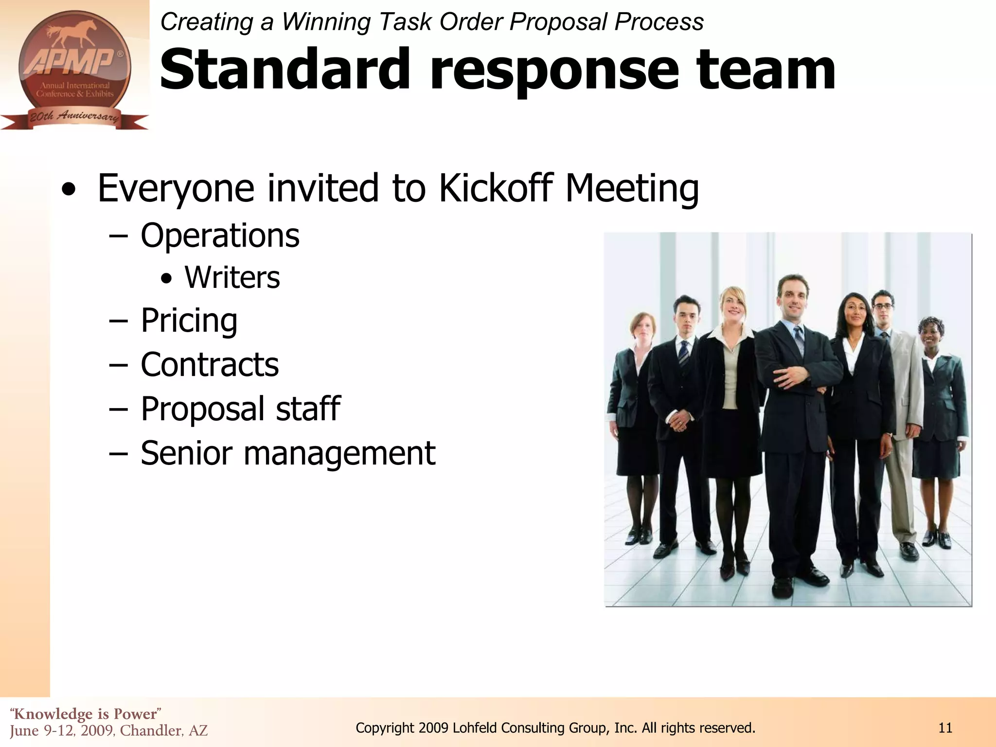 Creating a winning_to_proposal_process_-_beth_wingate_6-10-09 | PPT