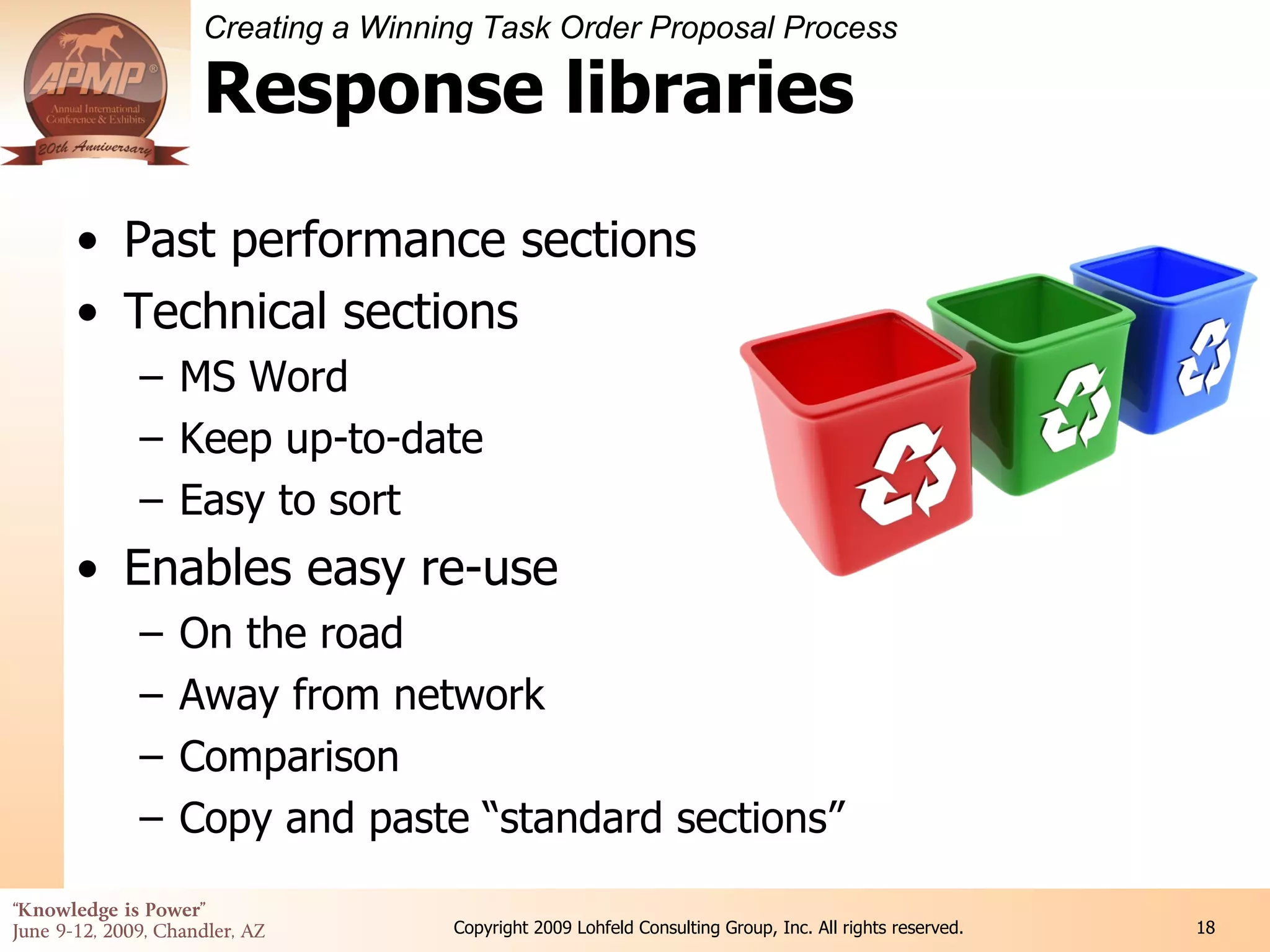Creating a winning_to_proposal_process_-_beth_wingate_6-10-09 | PPT