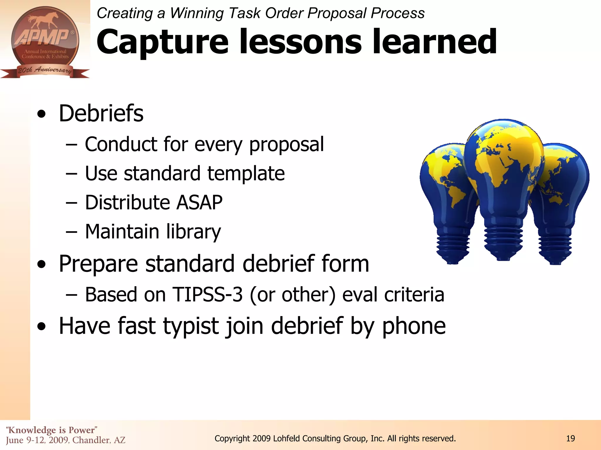 Creating a winning_to_proposal_process_-_beth_wingate_6-10-09 | PPT