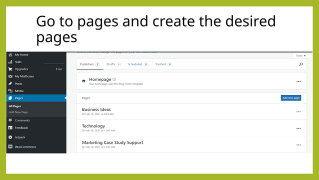 CREATING A Basic WORDPRESS WEBSITE In 1 hour | PPTX