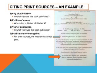 Creating a works cited page for a variety of sources | PPT