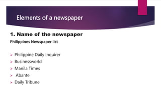 CREATING BASIC ELEMENTS OF A NEWSPAPER.pptx