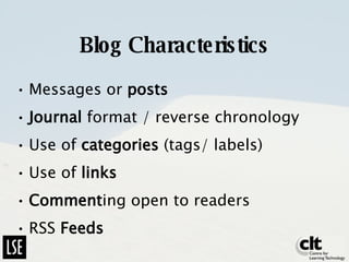 Creating a Blog & Best Practice | PPT
