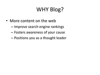 Creating Effective Blog Content | PPT