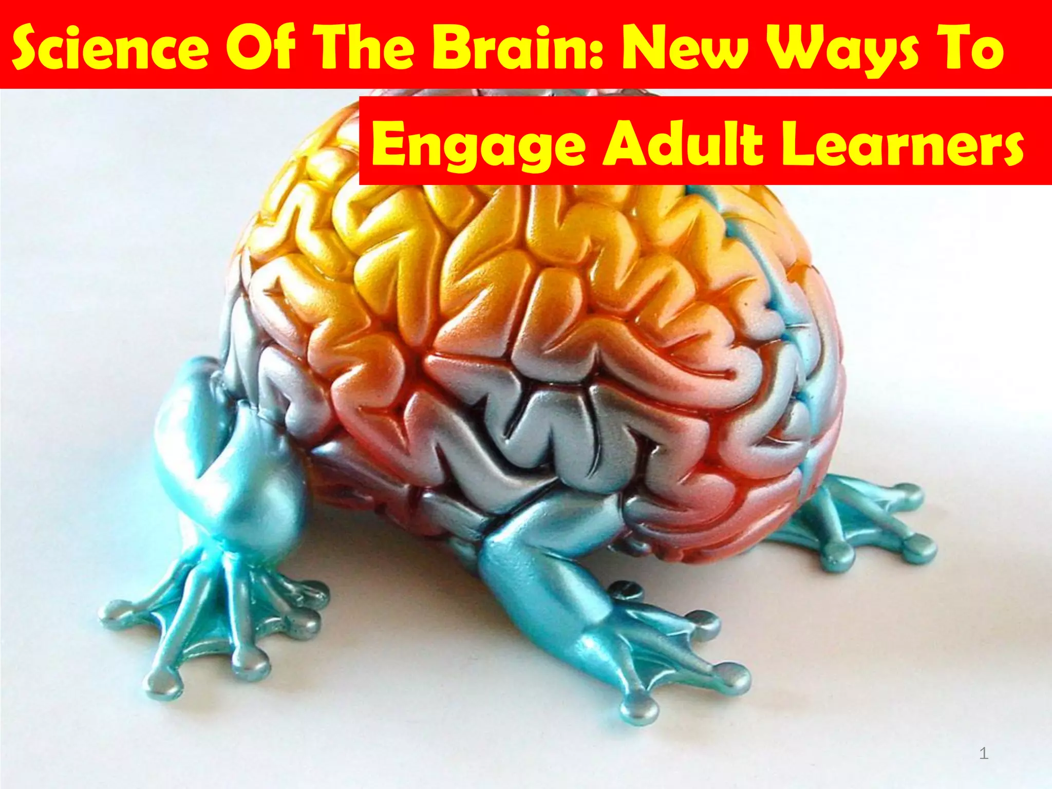 Science Of The Brain: New Ways To Engage Adult Learners | PPT