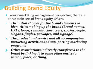 Creating Brand Equity | PPTX