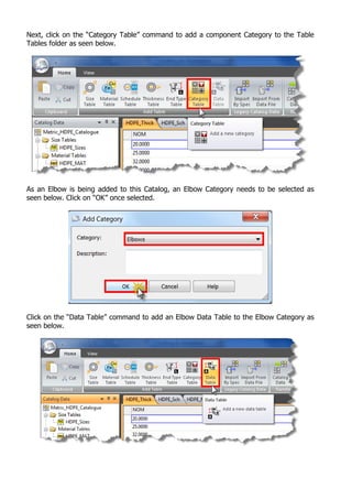 Creating CADWorx Specifications and Adding Components to the Specification.pdf