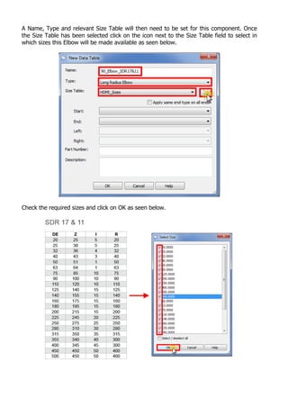 Creating CADWorx Specifications and Adding Components to the Specification.pdf