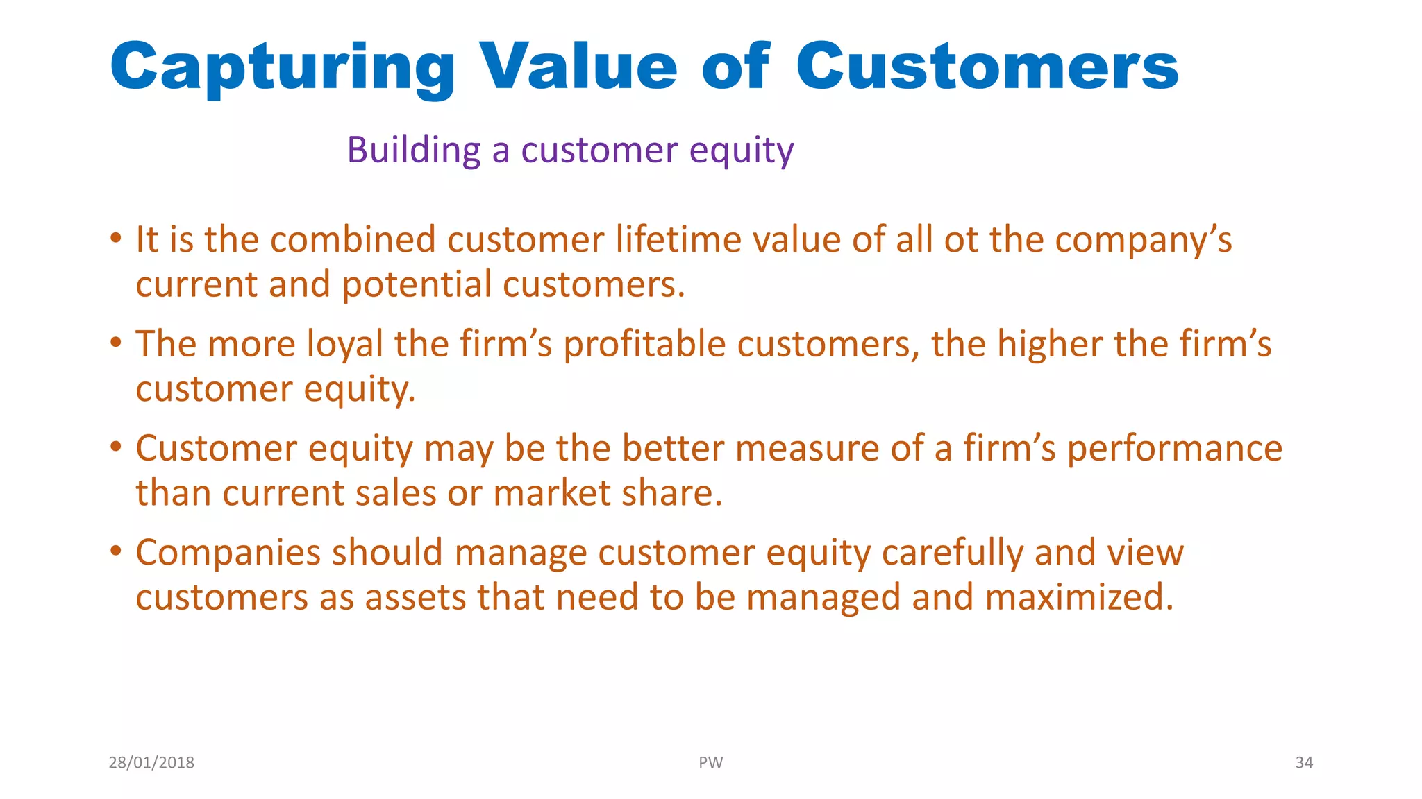 Chapter 1.Creating & Capturing Customer Value | PDF