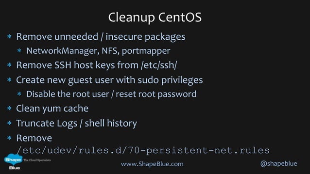 Creating CentOS Template For CloudStack | PPTX