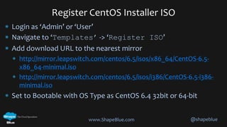 Creating CentOS Template For CloudStack | PPTX
