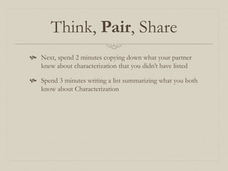 Creating Characters | PPTX