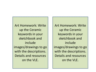 Creating clay tile2 | PPT