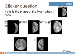 Creating clicker questions | PPTX