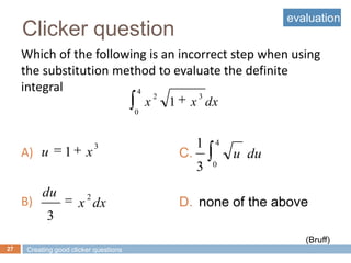Creating clicker questions | PPT