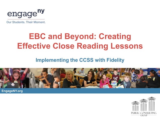 Creating close reading lessons | PPT