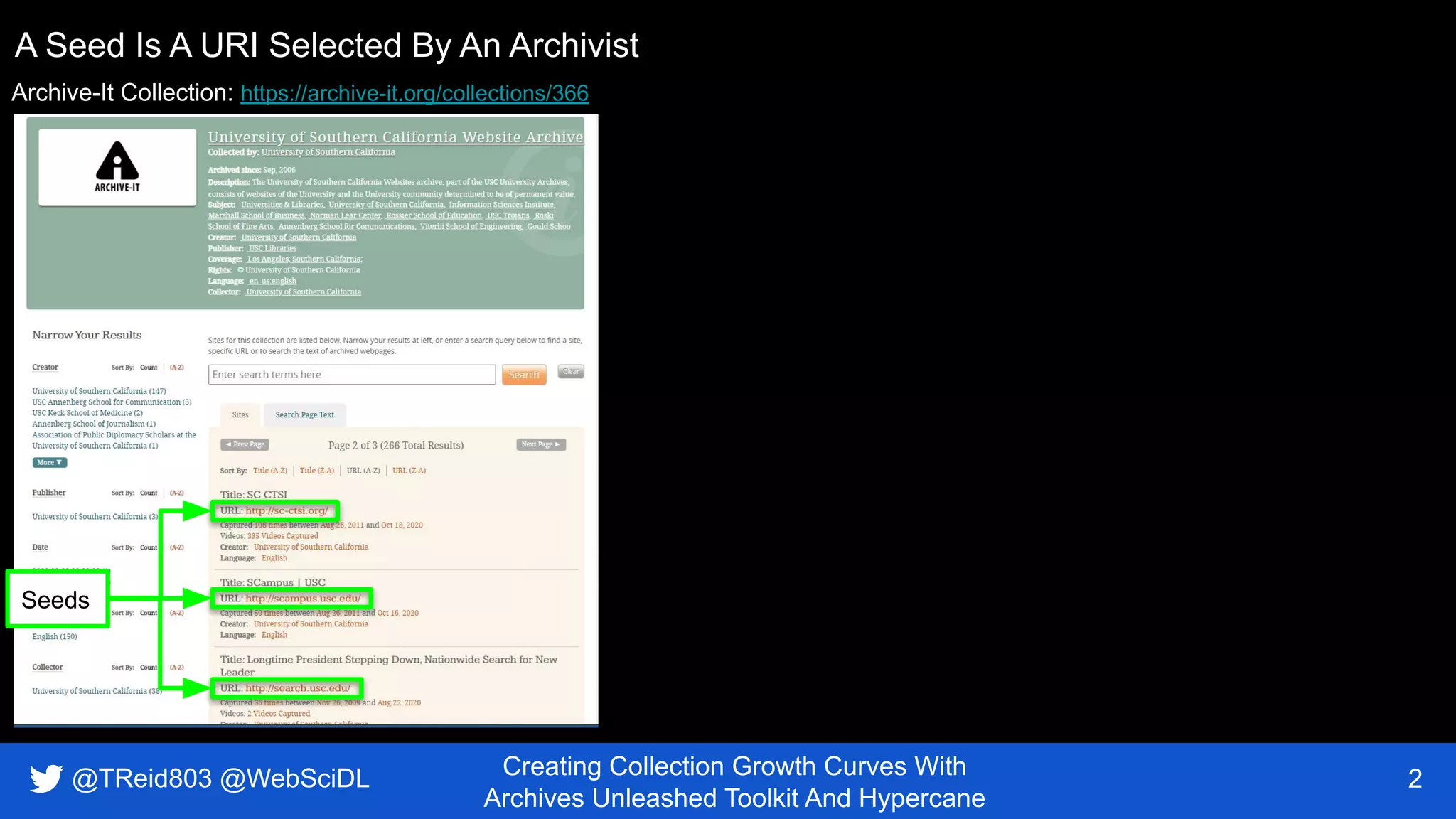 Creating Collection Growth Curves With Archives Unleashed Toolkit And ...