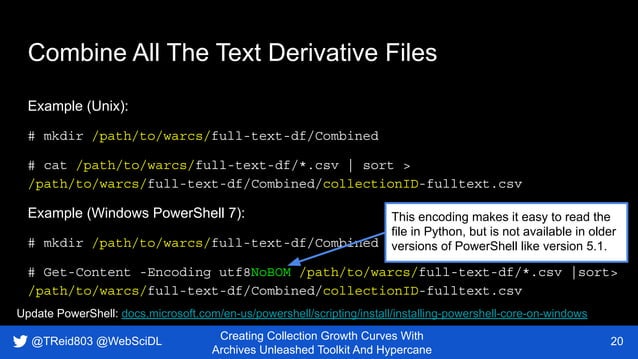 Creating Collection Growth Curves With Archives Unleashed Toolkit And ...
