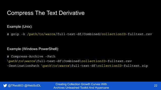 Creating Collection Growth Curves With Archives Unleashed Toolkit And ...